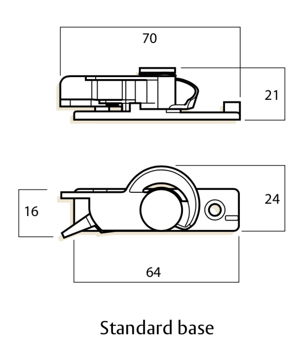 5-2020 Whitco Double Hung Window Catch - Rollerco | Window, Door ...
